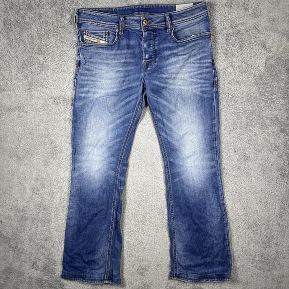 Diesel | Jeans | Diesel Jeans Mens 32x3 Zathan Bootcut Denim Whisker ...
